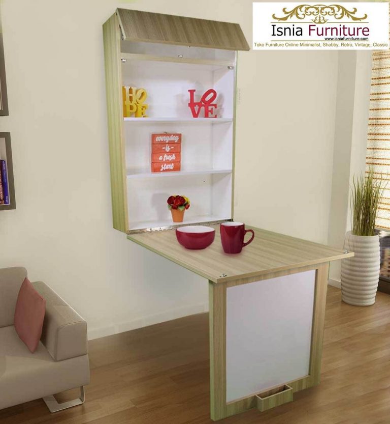 Jual Meja Makan Lipat Kayu Jati Minimalis Desain Modern Terlaris
